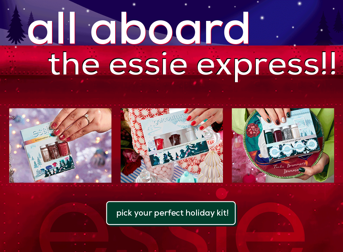 Essie: holidays are just around the corner! 🎁 | Milled