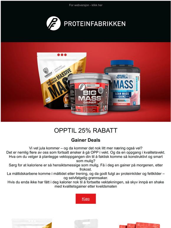 Proteinfabrikken: Let the holiday gainz begin | Milled