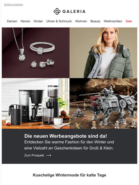 Galeria: Die neue Werbung ist da! | Milled