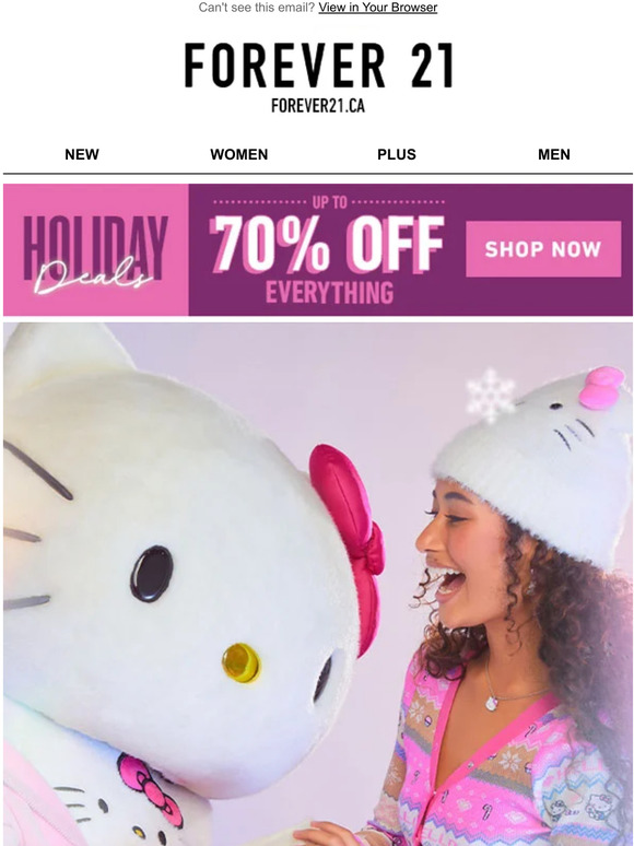 Forever 21 Canada: Hello Kitty & Friends are here! 🎀 🐾 💛 | Milled
