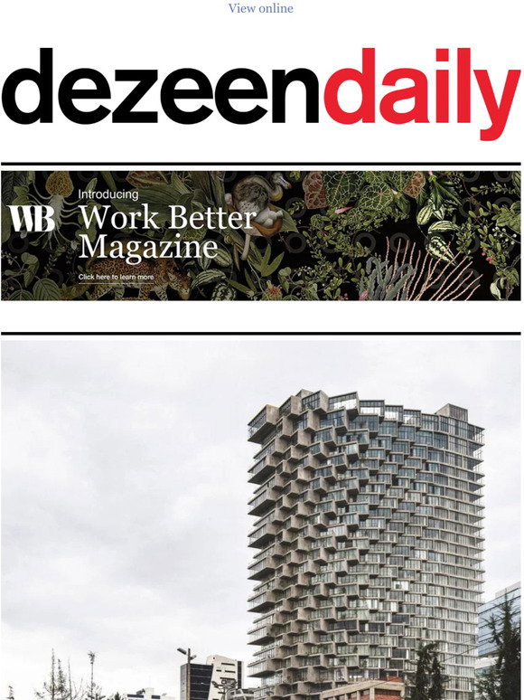Dezeen: BIG Quito skyscraper | Black Panther chairs | Kengo Kuma Tokyo ...