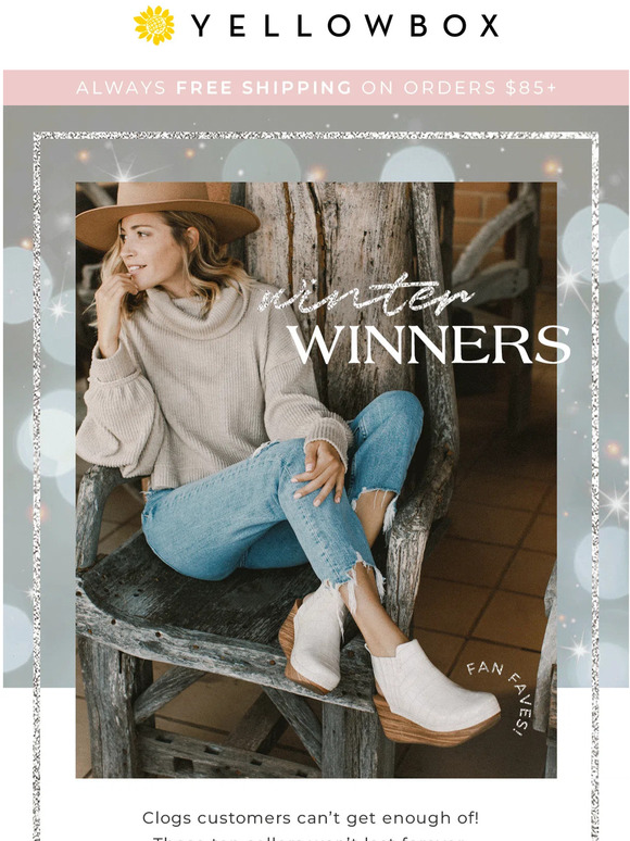 Yellow Box Footwear: WINTER WINNERS: Clog styles are fan faves! | Milled