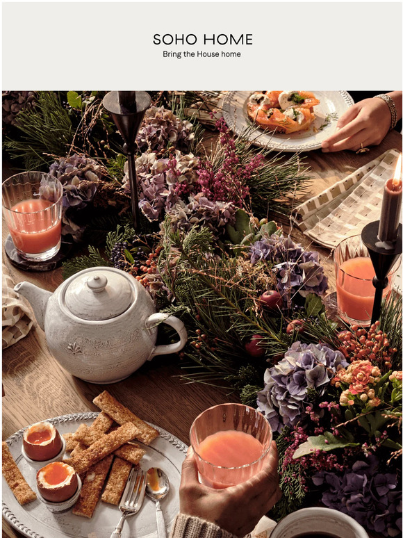 Soho Home: Festive breakfast with the Hillcrest collection | Milled