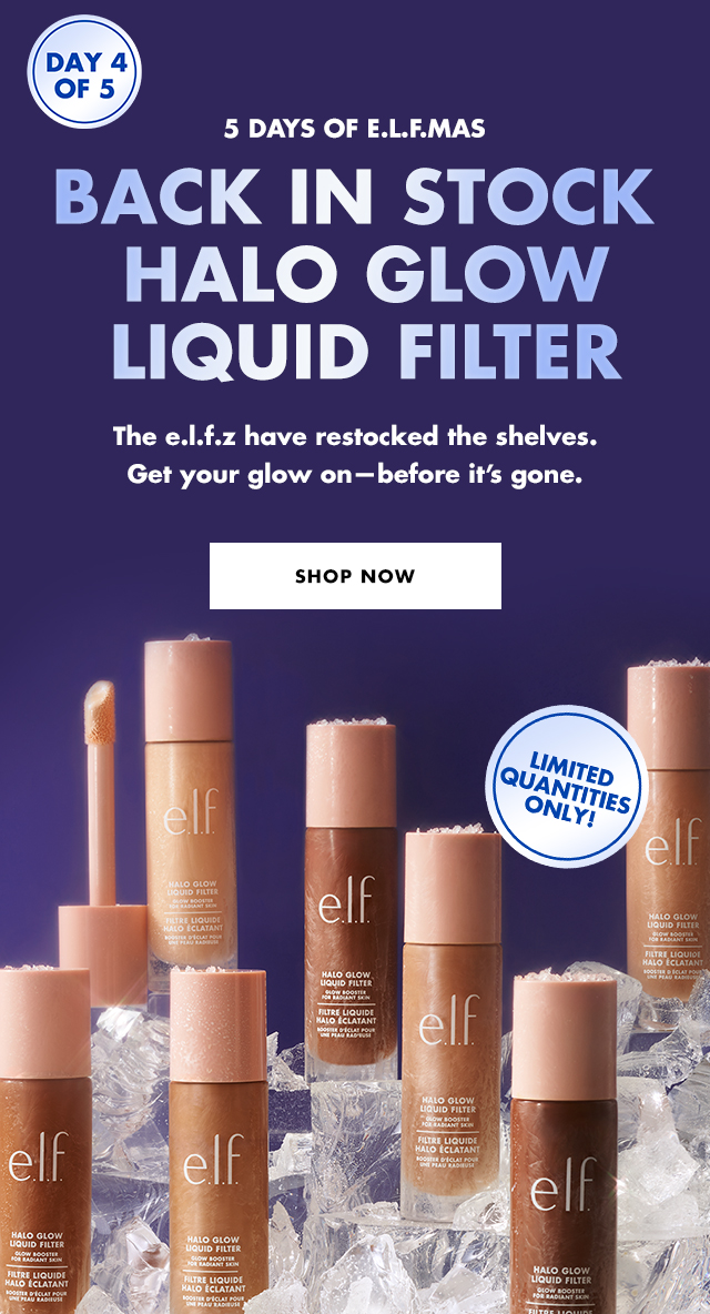 Elf Cosmetics: BACK IN STOCK! Halo Glow Liquid Filter! | Milled