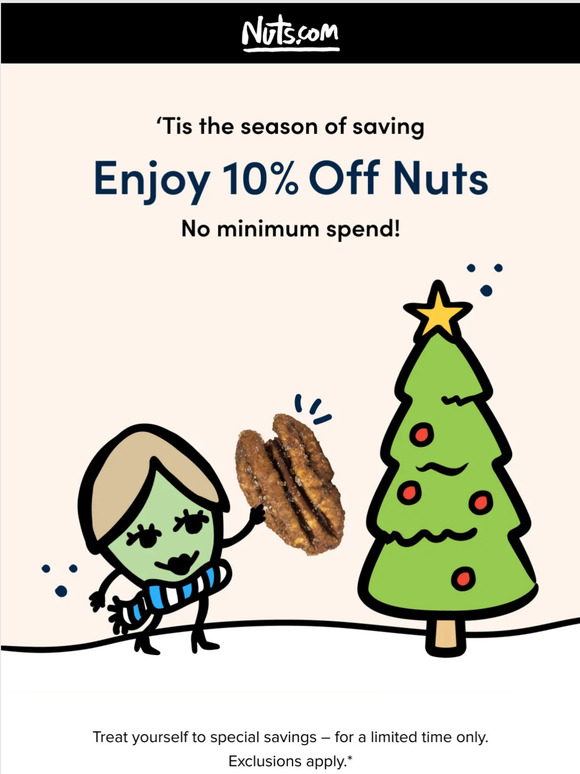 Nuts.com: NEW! 10% Off Nuts Is Here 😍 | Milled