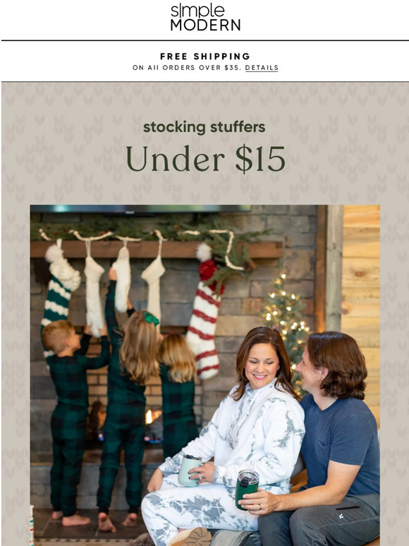 Simple Modern: Stocking stuffers under $15?! | Milled