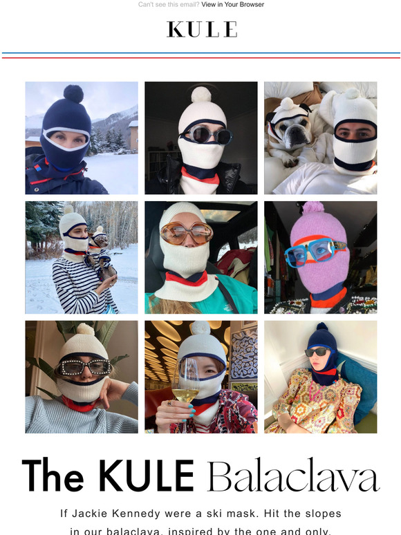 Kule: If Jackie Kennedy were a ski mask | Milled