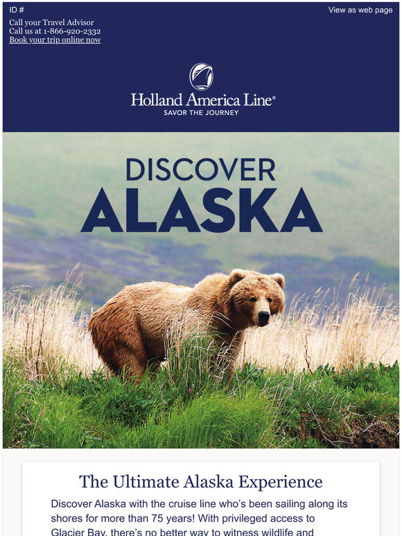 Holland America Line: Cruise to Alaska with the World’s Best + Private ...