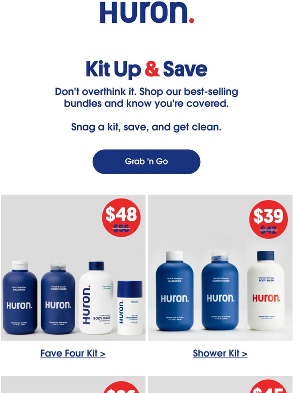 Huron: Kit Up & Save | Milled