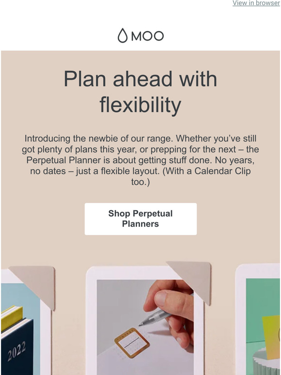 moo.com: 160 pages, a flexible layout and a Calendar Clip | Milled