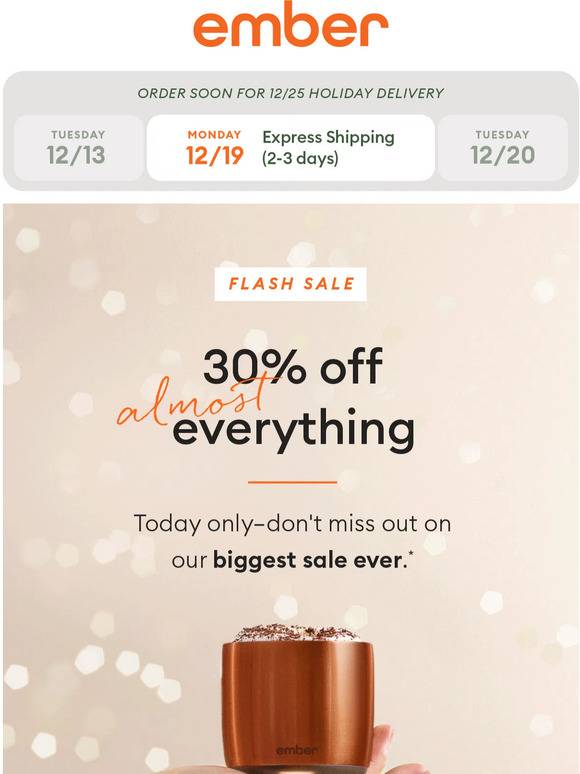 Ember: FLASH SALE We Never Do This | Milled