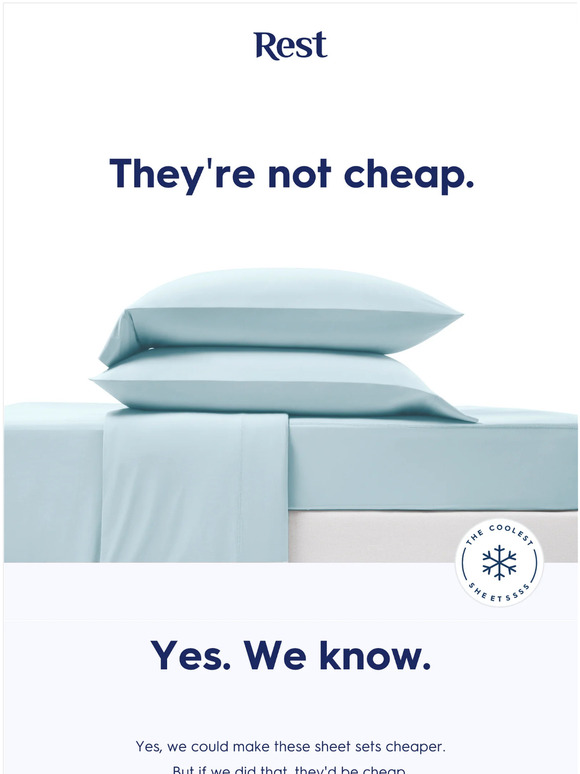 Rest Duvet: They're not cheap. | Milled
