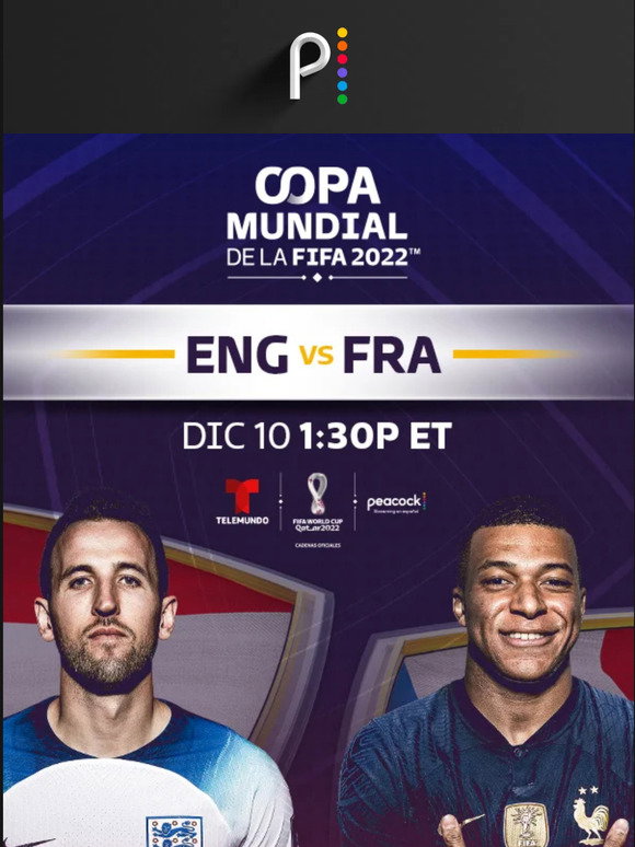 Peacock TV: NED vs ARG & ENG vs FRA | ⚽ Copa Mundial de la FIFA ⚽ | Milled