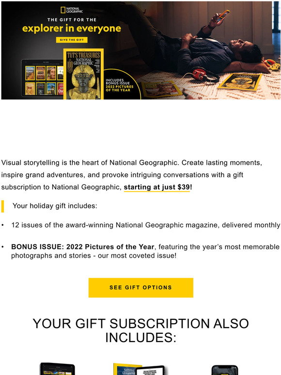 National Geographic: Give Nat Geo, get Pictures of the Year + access to ...
