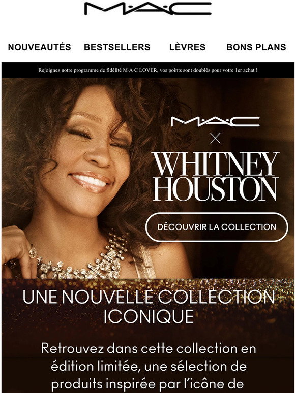 Mac Cosmetics France: Nouvelle collection Whitney Houston ! | Milled