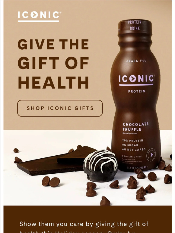 Iconic Protein: Give an ICONIC gift | Milled