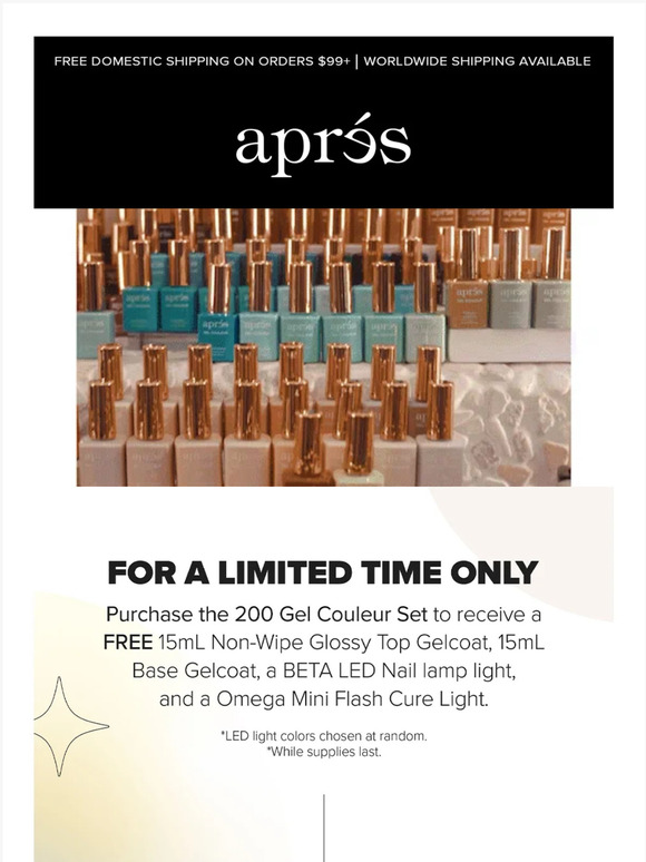 Apres Nail: Our 200 Gel Couleur Set Is Available Now! 💅 | Milled