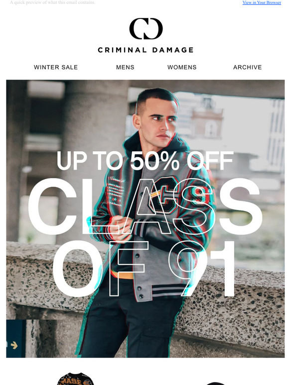 Criminal Damage: THE CLASS OF 91' | Milled