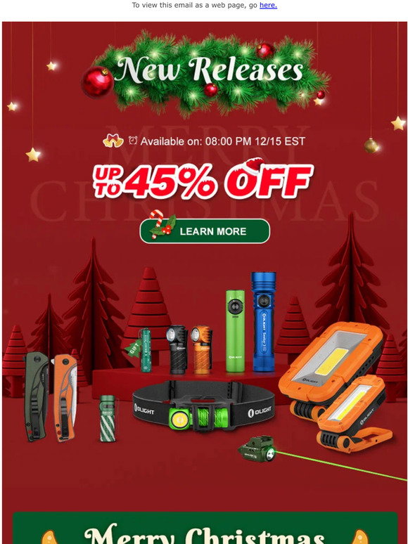 Olight: NEW RELEASES | Your Christmas present is ready! | Milled