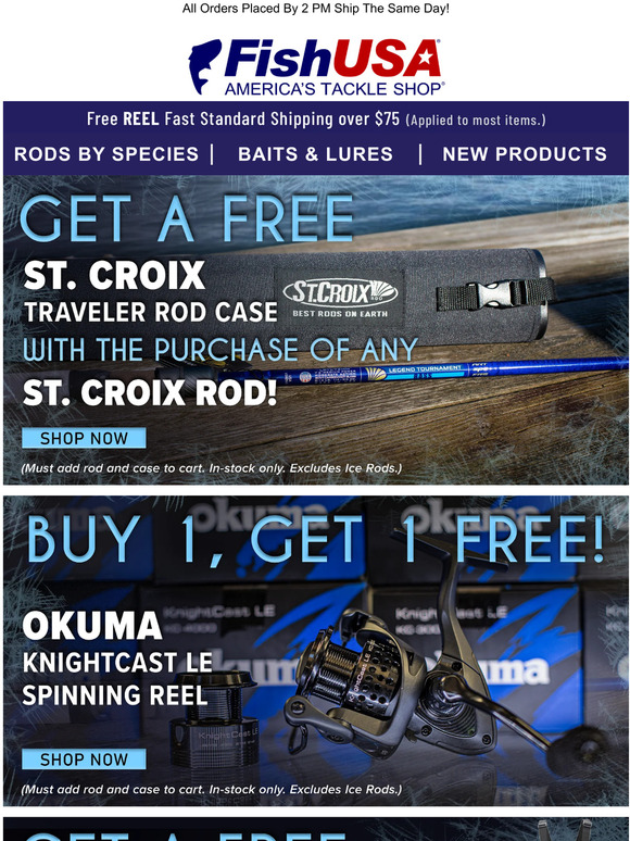 FishUSA: Free St. Croix Traveler Rod Case With The Purchase Of Any St ...