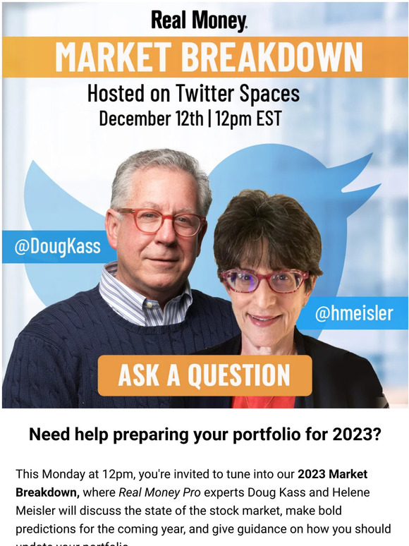 The Street: LIVE EVENT: Doug Kass and Helene Meisler Share Their 2023 ...