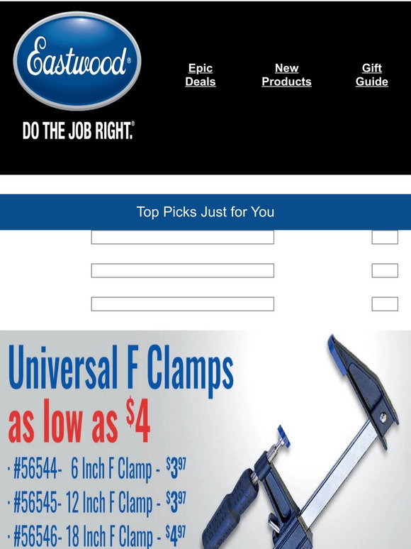 Eastwood: Enter To Win Eastwood Tools | Milled