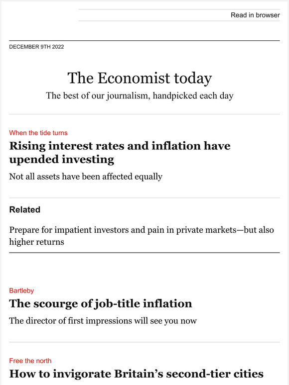 The Economist Fr: The scourge of job-title inflation | Milled