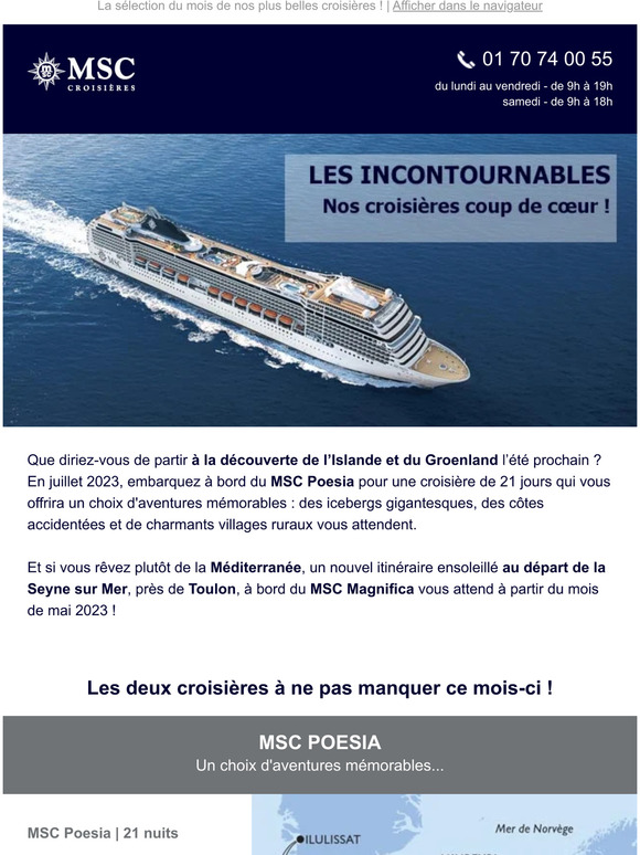 MSC Croisières: Nos croisières coup de cœur ! | Milled
