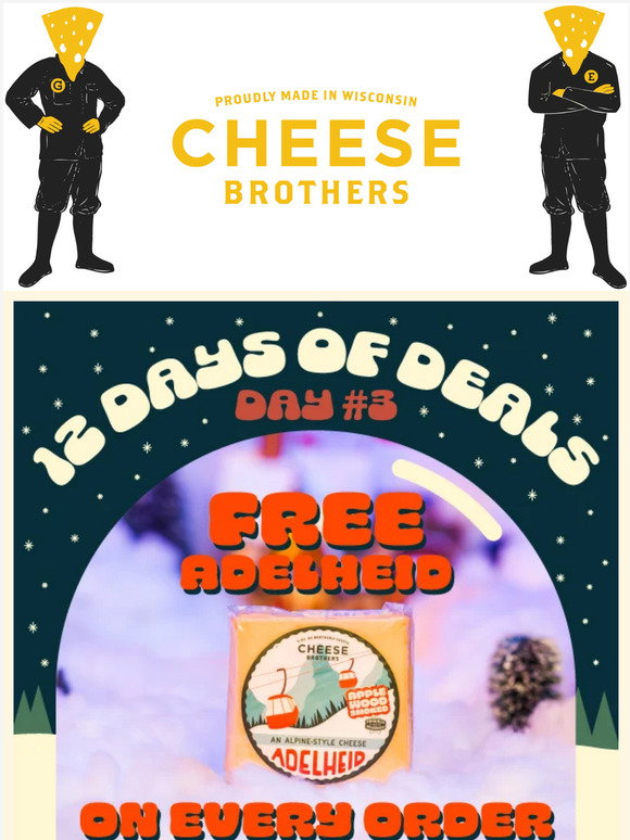 Cheese Brothers: Try Our Alpine-Style Cheese FREE 🧀⛷️ | Milled