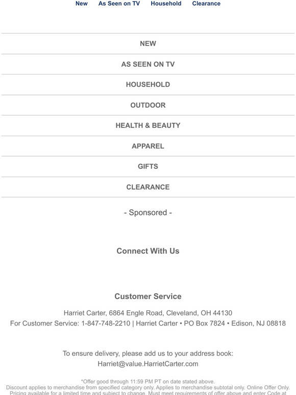 Harriet Carter: 12 Days of Gifting day 7 is here! | Milled