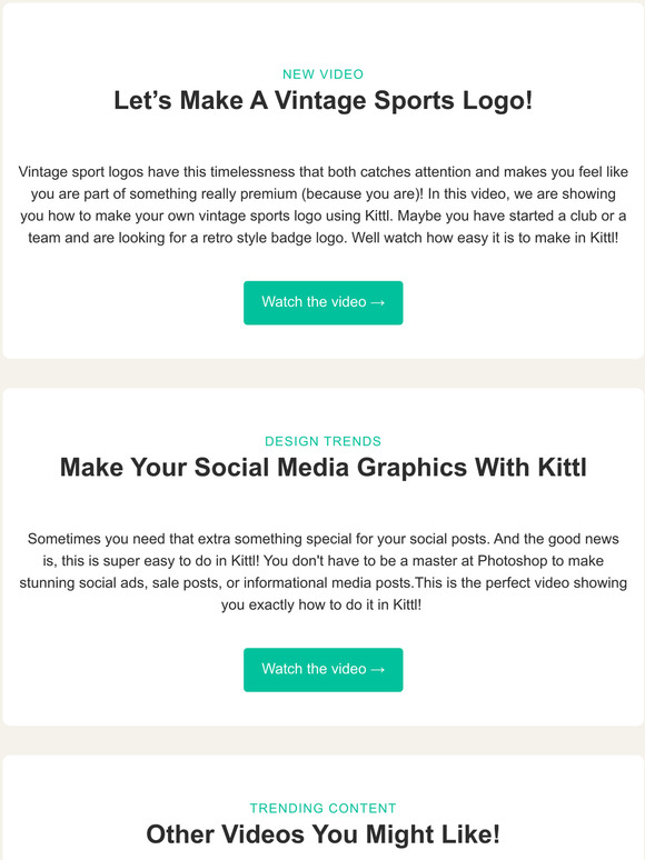 Kittl: New Video 🎬️: Watch This Before You Design Your Next Logo | Milled