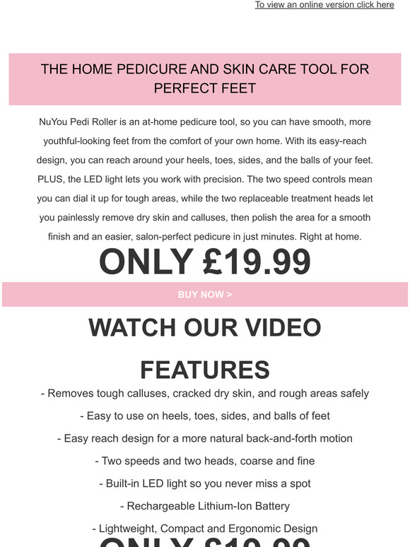 JML: For smooth, beautiful feet you’ll want to show off | Milled