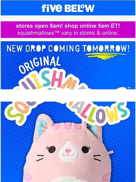 Five Below: $5.95 SQUISHMALLOWS DROP TOMORROW! | Milled