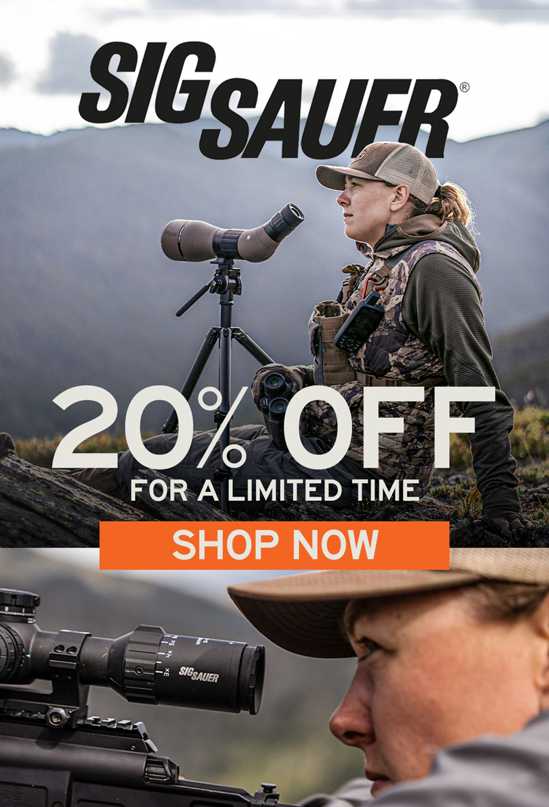 MeatEater: 20% Off SIG Sauer Optics | Milled