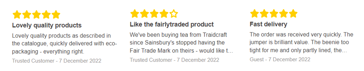 Traidcraft: Hey friends, here's what you've been loving | Milled