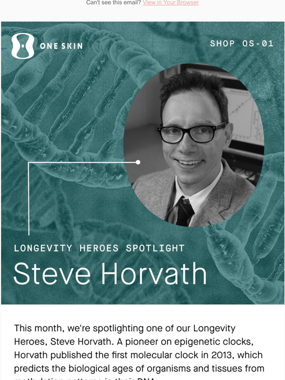 OneSkin: Meet Steve Horvath, a longevity hero | Milled