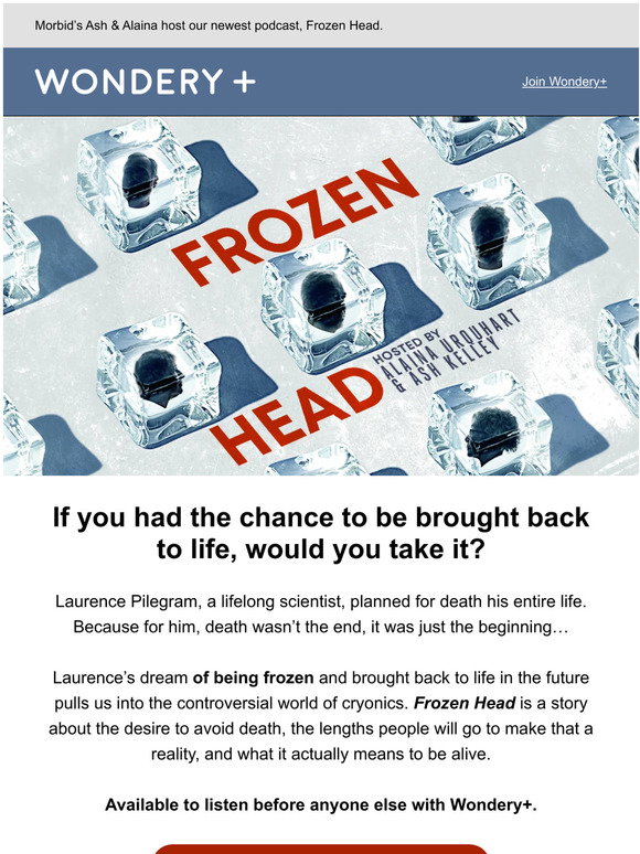 Wondery: Could a warehouse full of frozen heads in Arizona be the start ...