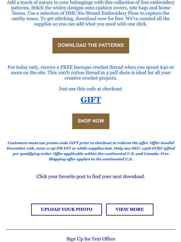 DMC: Free Patterns: Firs, Pines & Evergreens 🌲 | Milled