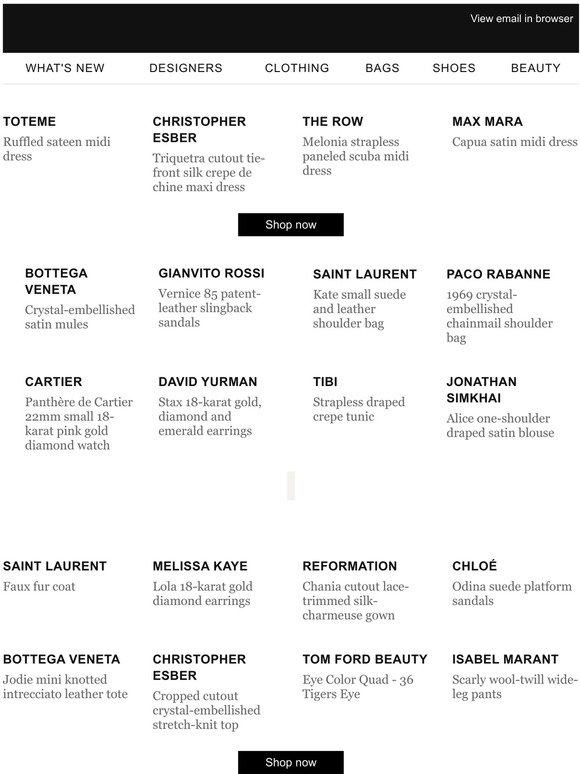 Net A Porter The New Party Dress Code Milled