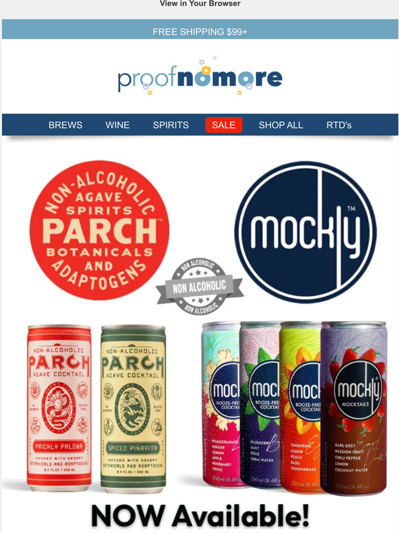 ProofNoMore: PARCH & MOCKLY - New Ready-to-Drink Non-Alc Cocktails | Milled