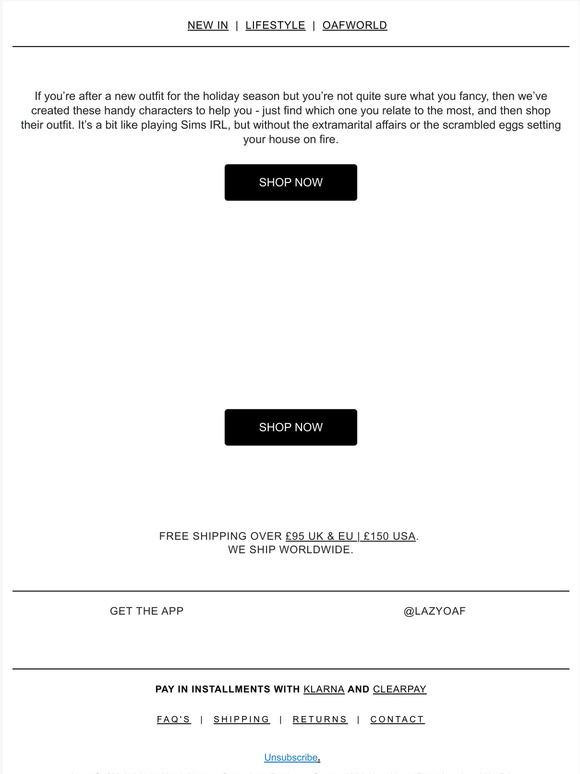 Lazy Oaf: CHOOSE YOUR CHARACTER 🕹️ | Milled