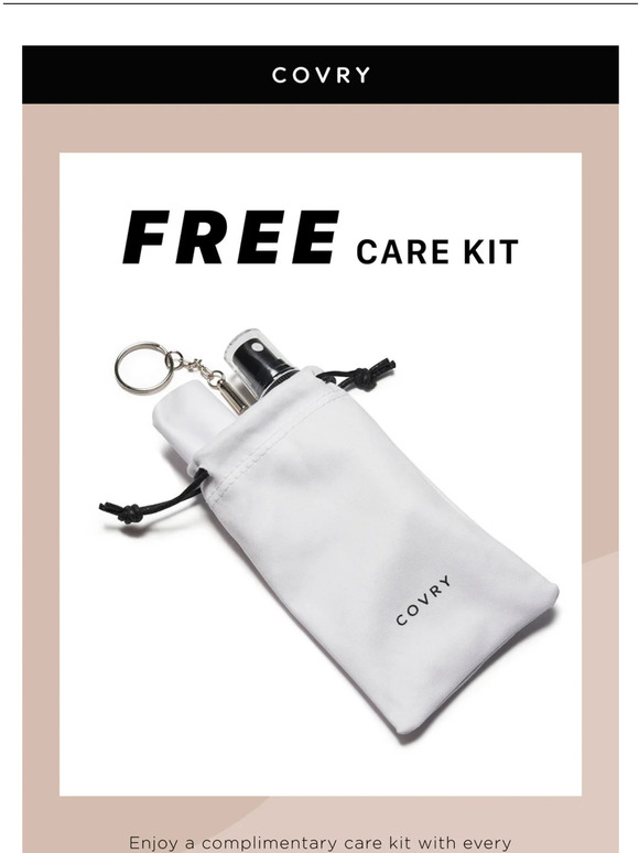 Covry: FREE care kit! | Milled
