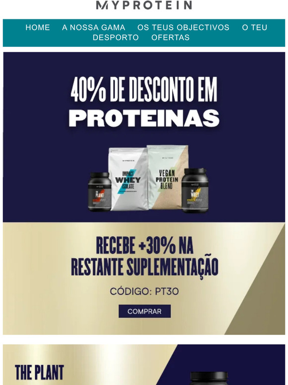 Myprotein: 40% em Proteinas 😱😱😱 | Milled