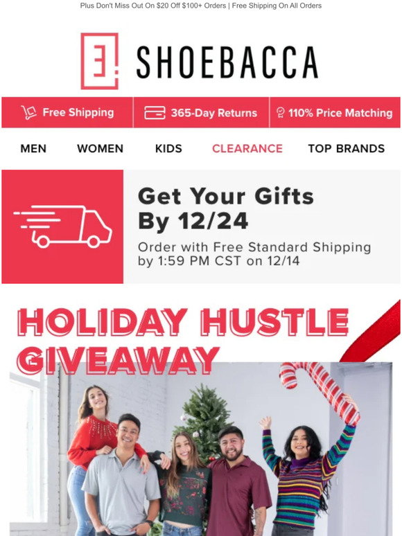 Shoebacca: We're Giving You A Chance To Win A $250 Shoebacca Gift Card ...
