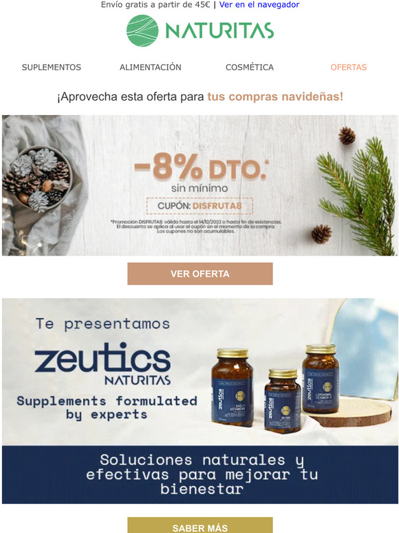 Naturitas: ZEUTICS: equilibrio entre eficacia, eficiencia y salud 💚 ...