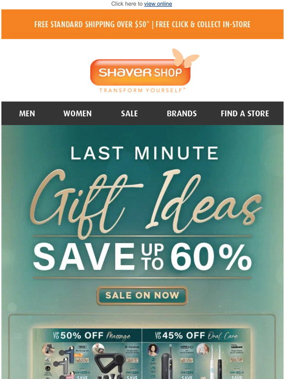 Shaver Shop: 🎄🎁Last Minute Gift Ideas Catalogue Out Now!🎁🎄 | Milled