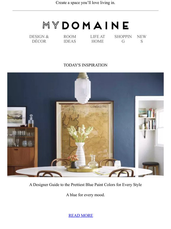 MyDomaine: A Designer Guide to the Prettiest Blue Paint Colors for ...