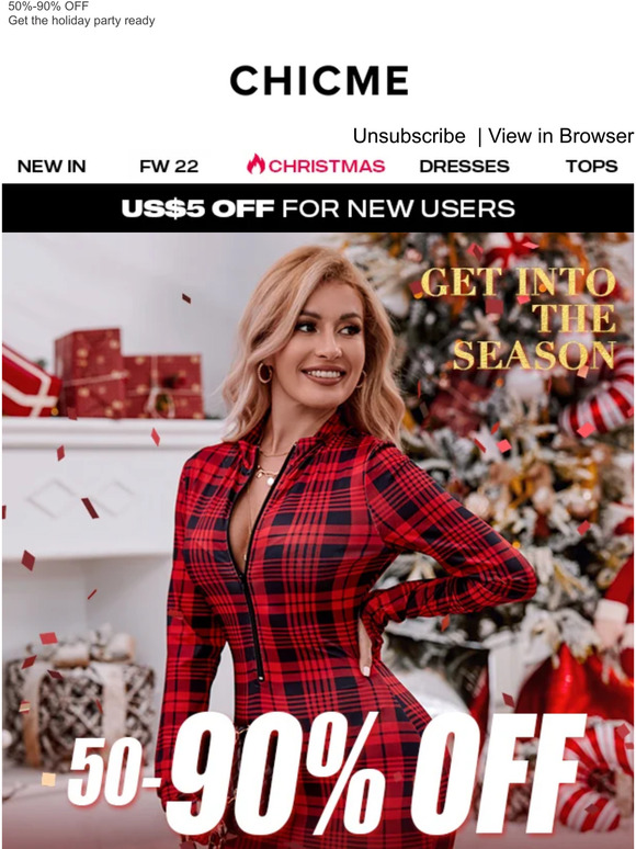 Chicme: 50-90% Off Sitewide💎Get into the Holiday SZN🍸 | Milled