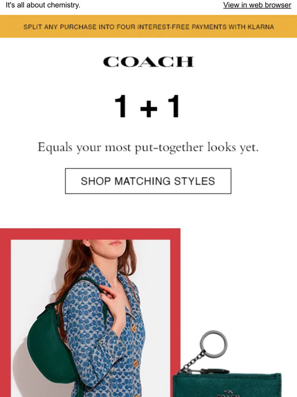 Coach: You + These Perfect Pairs = A Put-Together Look | Milled