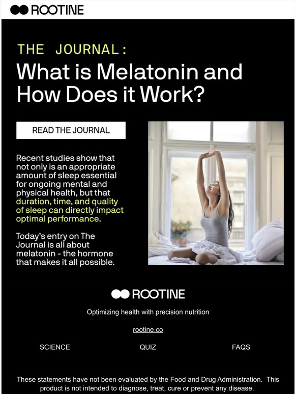 Rootine: Put the melatonin gummies down 👇 | Milled